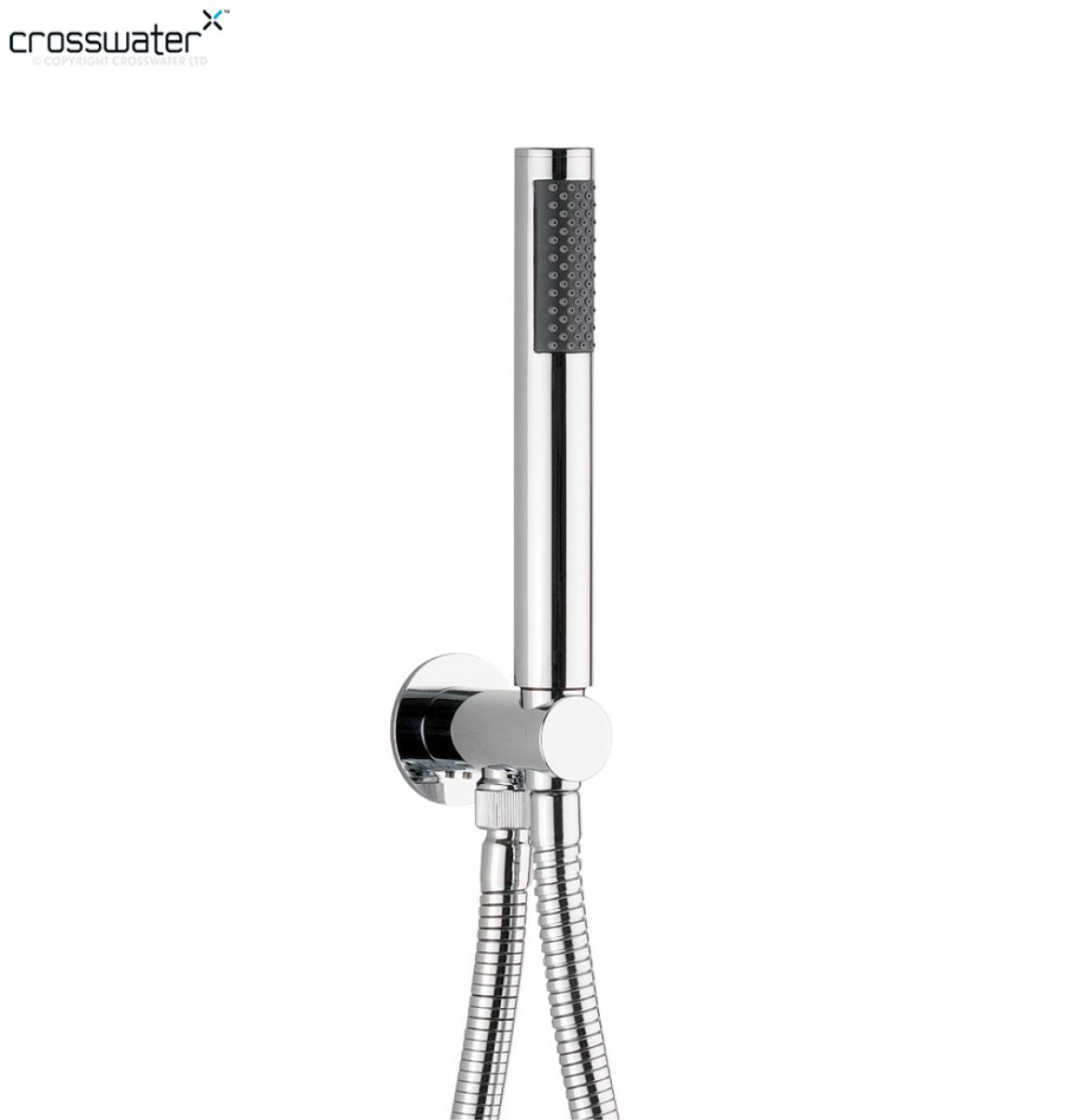 Crosswater Designer Wall Outlet With Hose & Handset – Bathrooms Direct ...