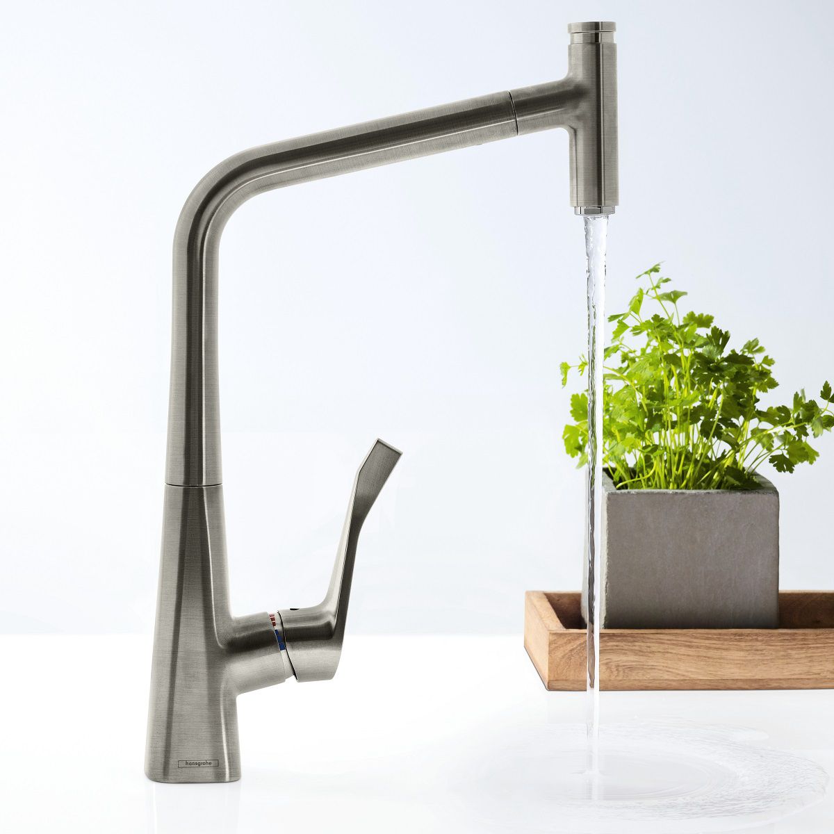 Hansgrohe Metris Select 320 Kitchen Mixer Tap With Pull-Out Spray ...