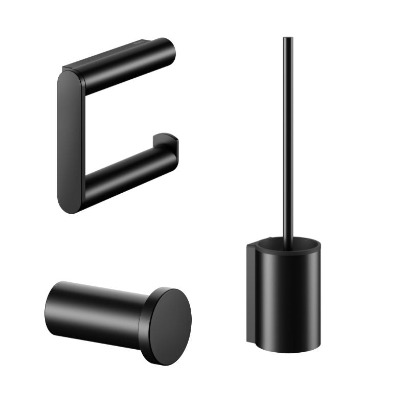 Keuco WC Accessory Set 3 Piece in Matt Black – Bathrooms Direct Yorkshire