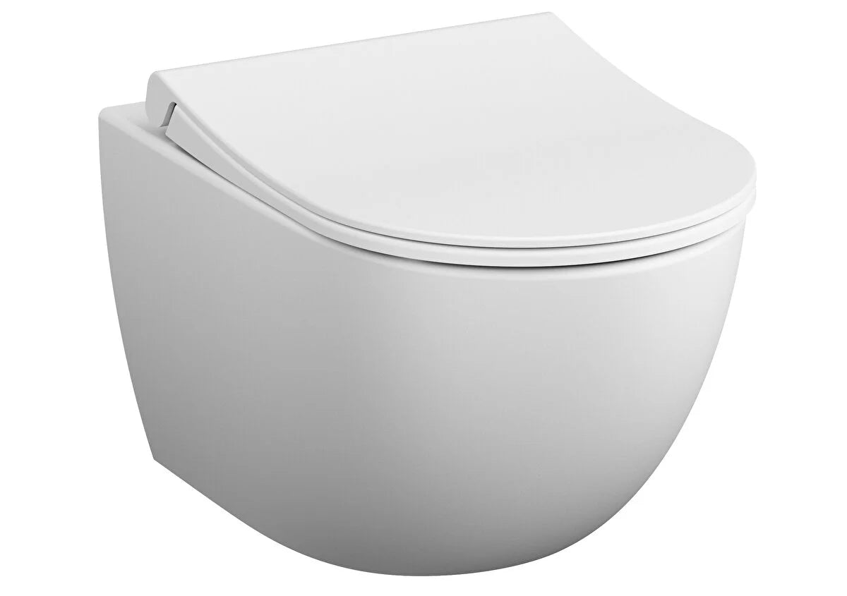 VitrA Sento Rimless Wall Hung Toilet & Seat – Bathrooms Direct Yorkshire