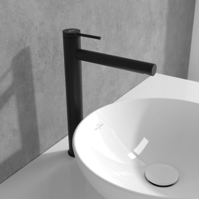 Villeroy & Boch Loop & Friends Tall Single Lever Basin Mixer In Matt B ...