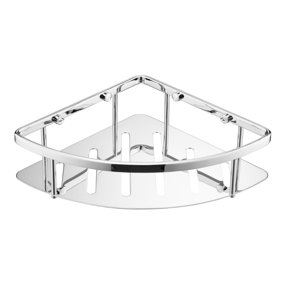 JTP Florence Corner Shower Basket In Chrome – Bathrooms Direct Yorkshire