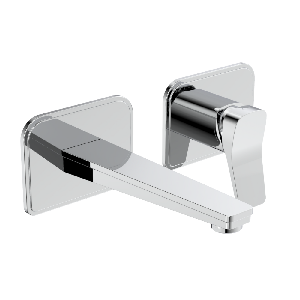 JTP HIX Single Lever Wall Mounted Basin Mixer In Chrome – Bathrooms ...