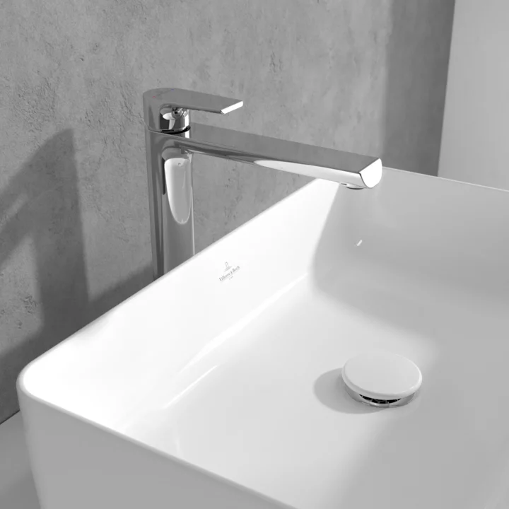 Villeroy & Boch Liberty Tall Basin Mixer In Chrome – Bathrooms Direct ...